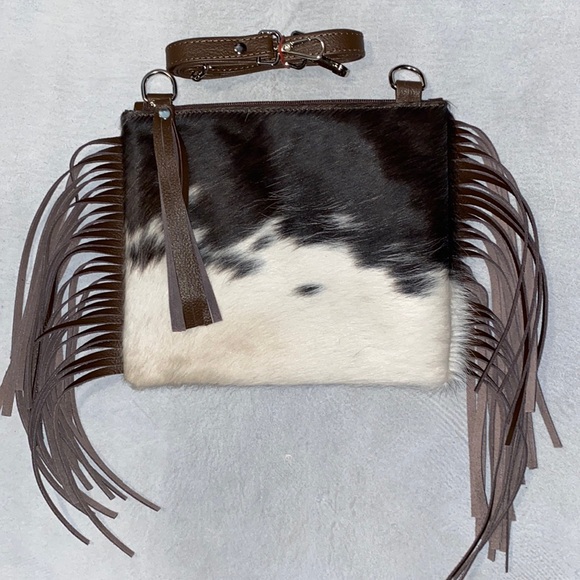 Hand Crafted | Bags | New Handmade Real Cowhide Leather Crossbody Purse ...